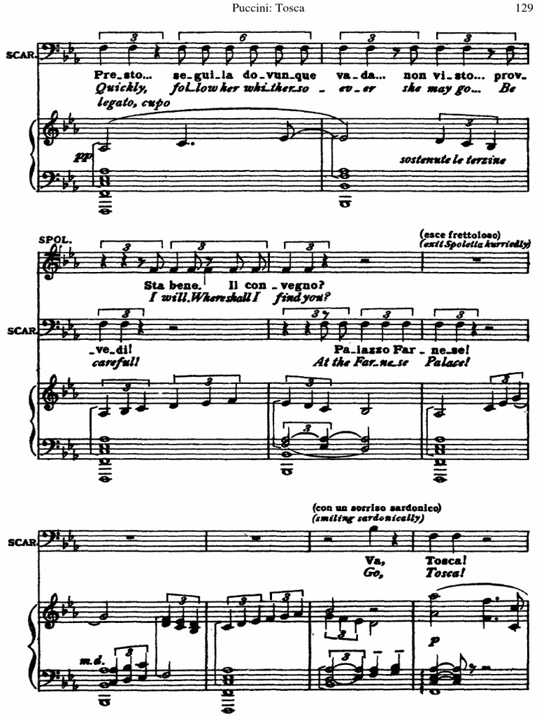 Va Tosca Puccini | PDF