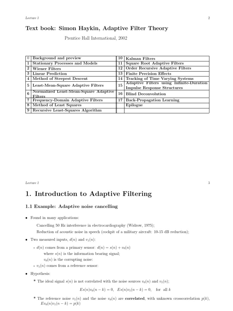 APT-Lecture 1 | PDF | Filter (Signal Processing) | Computer Science