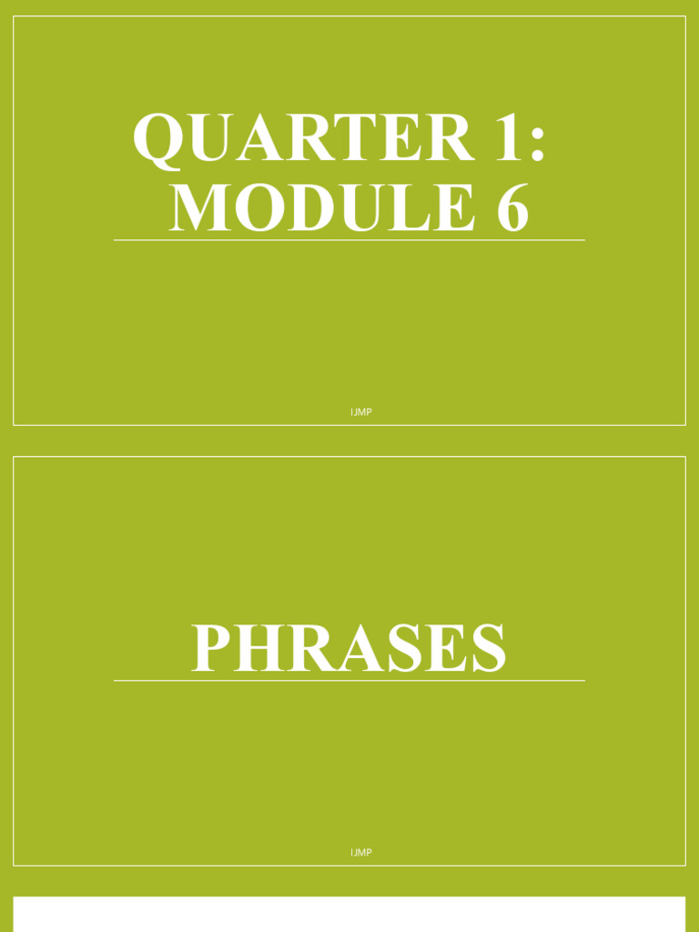 English 7 Q1 Module 6 | PDF | Sentence (Linguistics) | Adverb