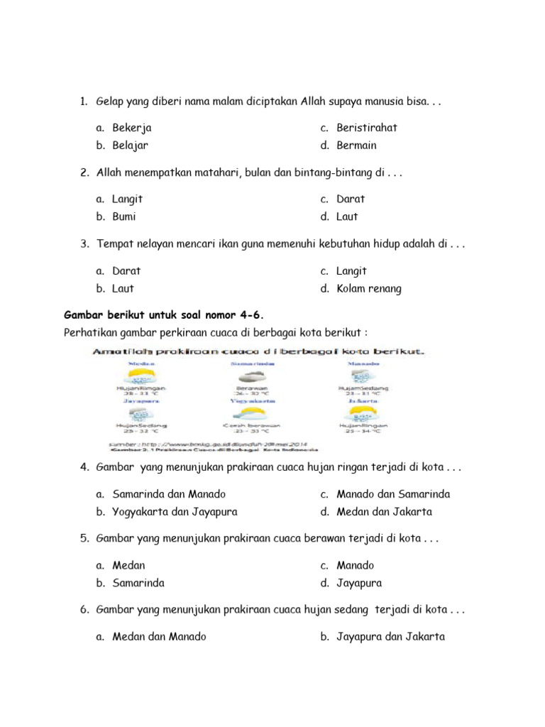 Pak Kelas 3 Uas | PDF