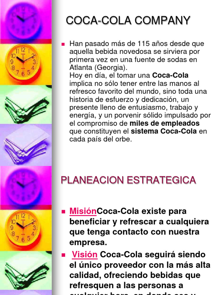 Planeacion Coca Cola Company | Descargar gratis PDF | Coca Cola ...
