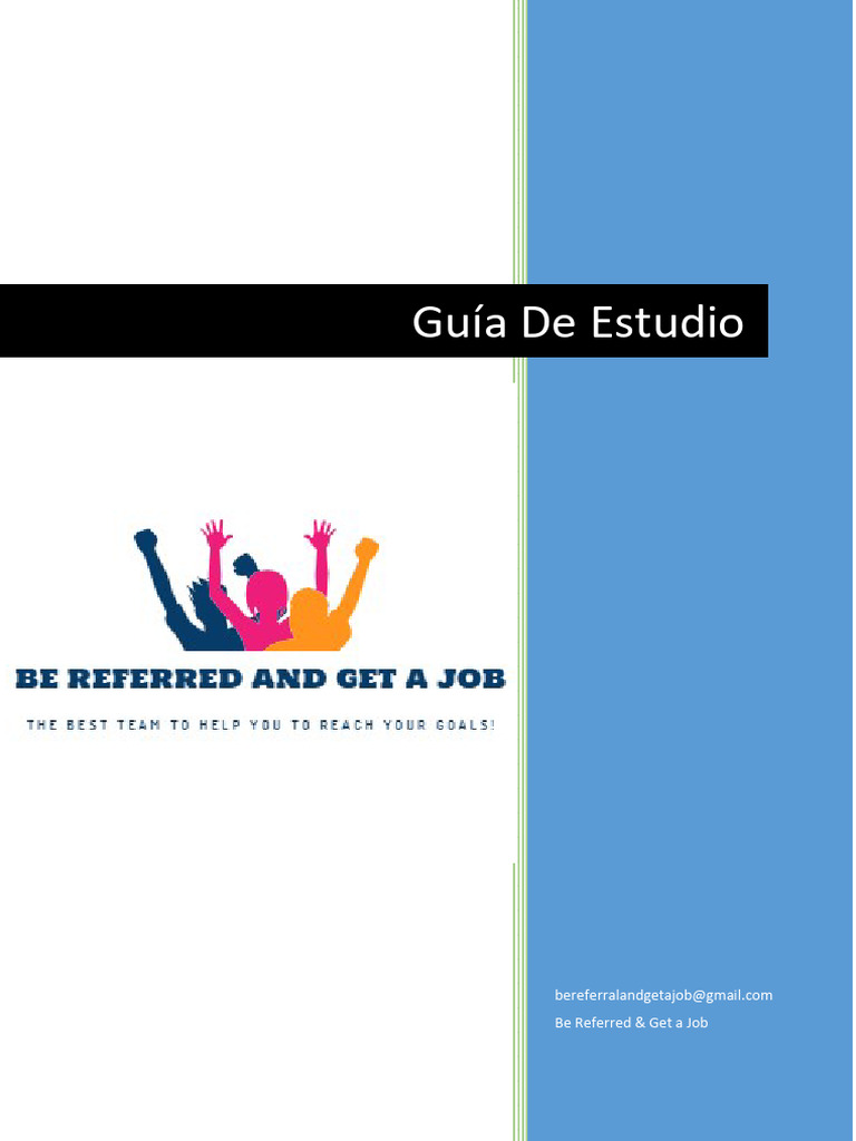 Be Referred and Get A Job - Guide | PDF | Verbo | Asunto (gramática)