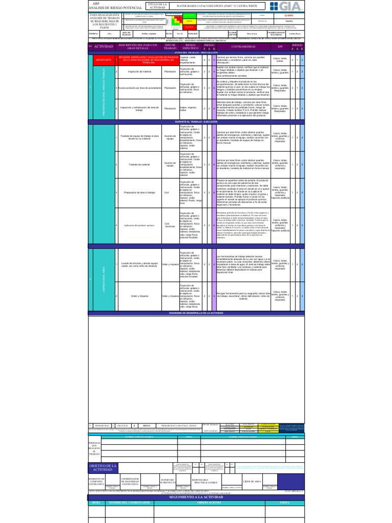Formato ARP Actualizado EXTRA WHITE | PDF
