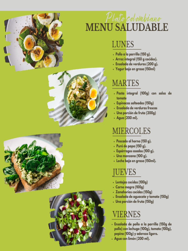 Menu Saludable | PDF