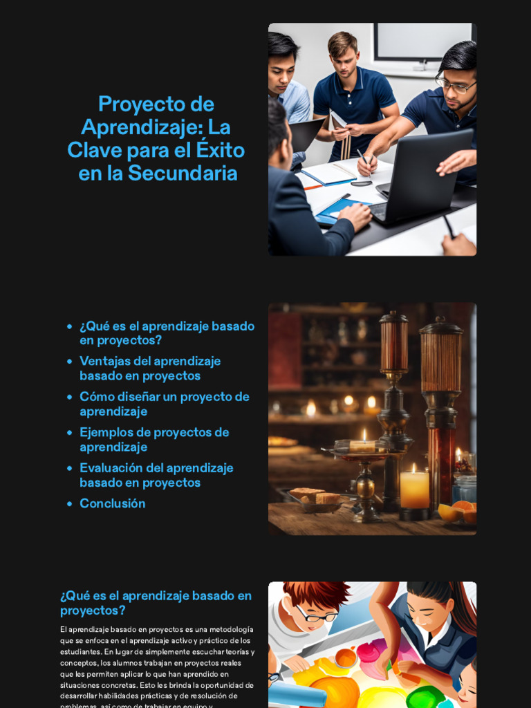 Aprendizaje Basado En Proyecto 2023 10 5 17 3 2 PDF Aprendizaje