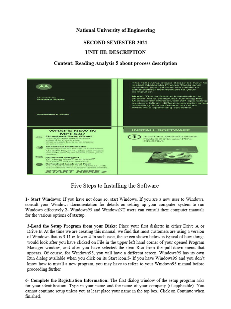 Class 22-SYS-Inst Softw-Process Read 6 | PDF | Installation (Computer Programs) | Programming