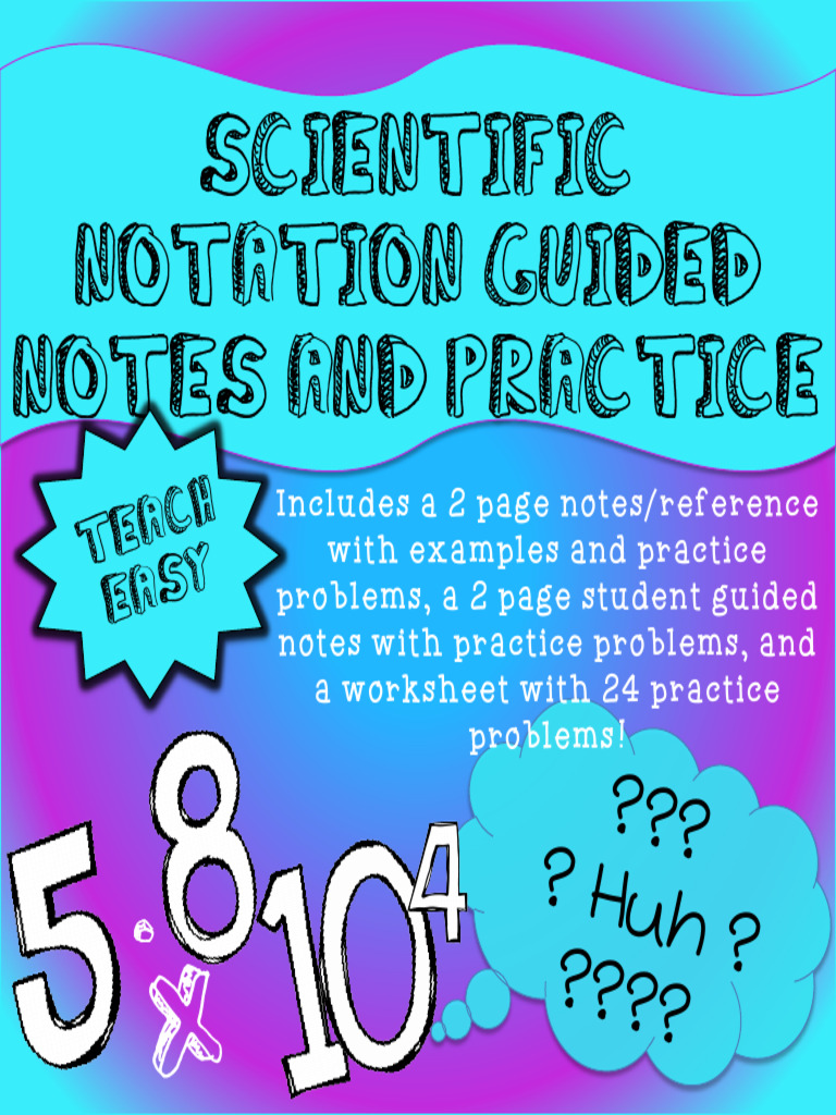 Guided Notes Scientific Not. - Day 1-1 | PDF | Exponentiation | Numbers