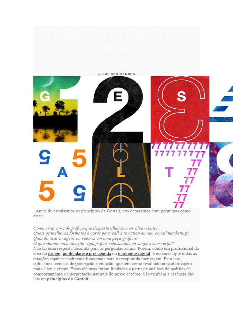 Você Conhece O Princípio De Gestalt? – BGHUDW