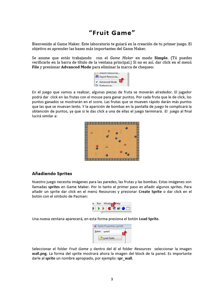 Crea tu primer juego en Game Maker | PDF | Ventana (informática ...