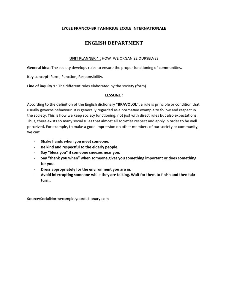 How We Organize Ourselves | PDF | Learning | Concept