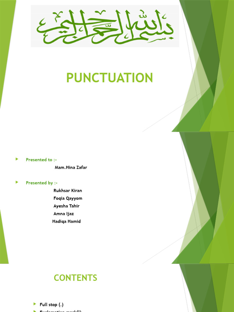 Essential Punctuation Guide | PDF | Comma | Question