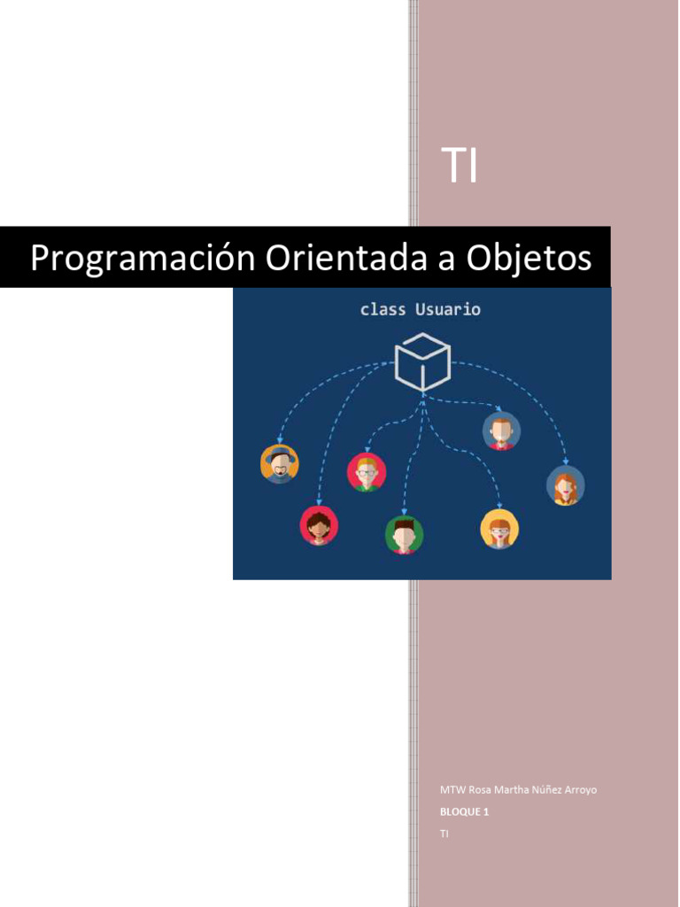 Semana 01 - POO - Bloque 01 | PDF | Objeto (informática) | Herencia (Programación Orientada a ...