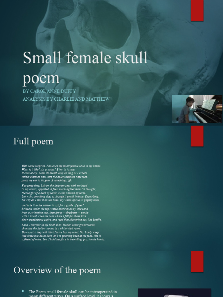 Small Female Skull Poem | PDF