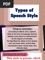 Consultative Speech Style Example Sentence PDF | PDF | Conversation ...