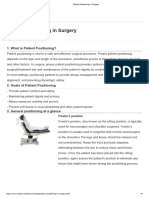 Lithotomy Position V/s Lloyd Davis Position | PDF | Human Leg | Surgery