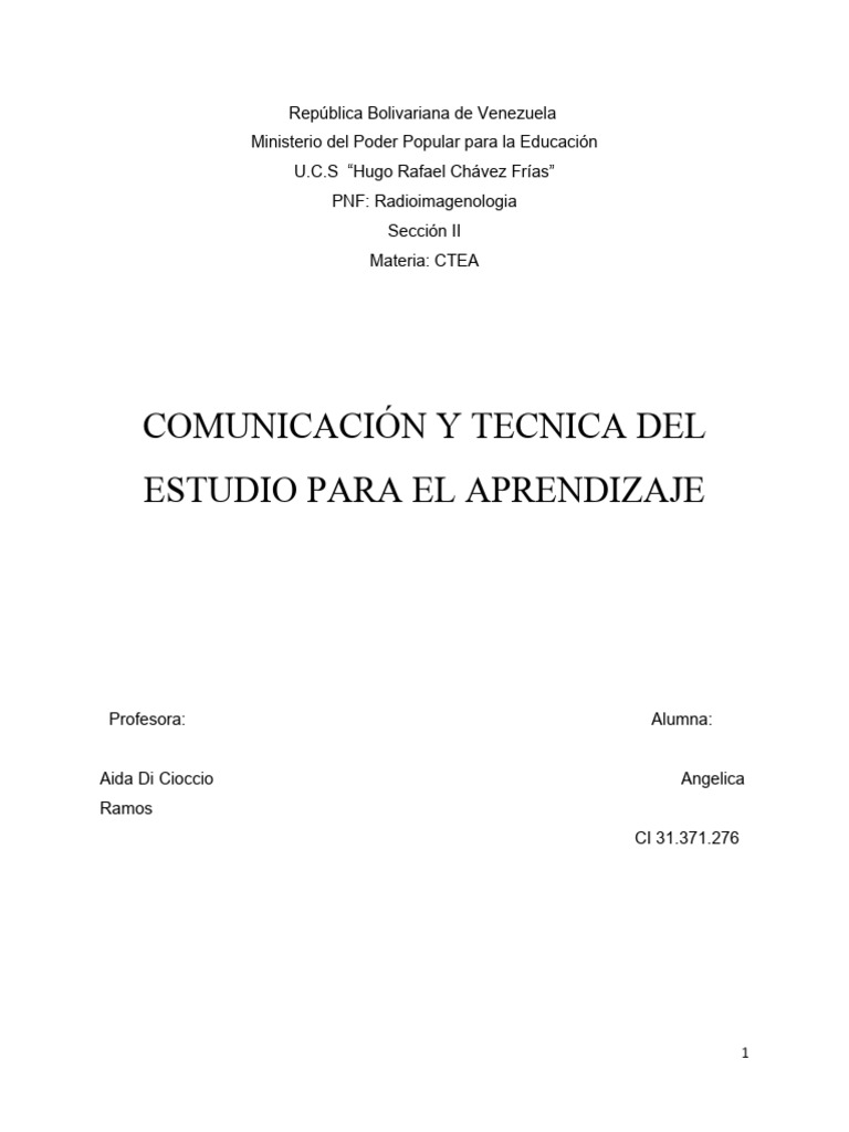 CTEA | PDF | Aprendiendo estilos | Aprendizaje