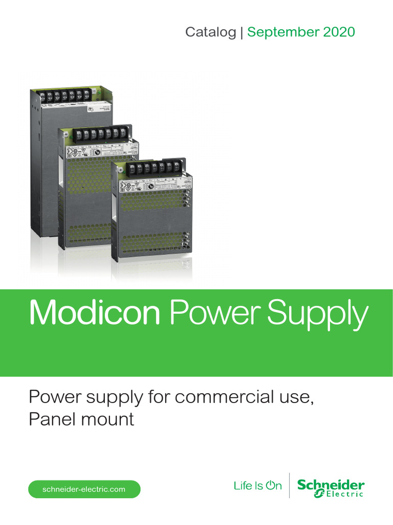 Catalog Modicon ABLP Power Supply | PDF | Power Supply | Programmable ...