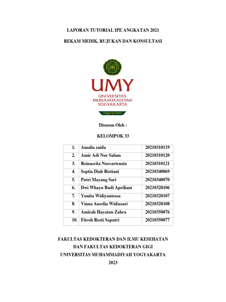Laporan Ipe Kel. 33 | PDF