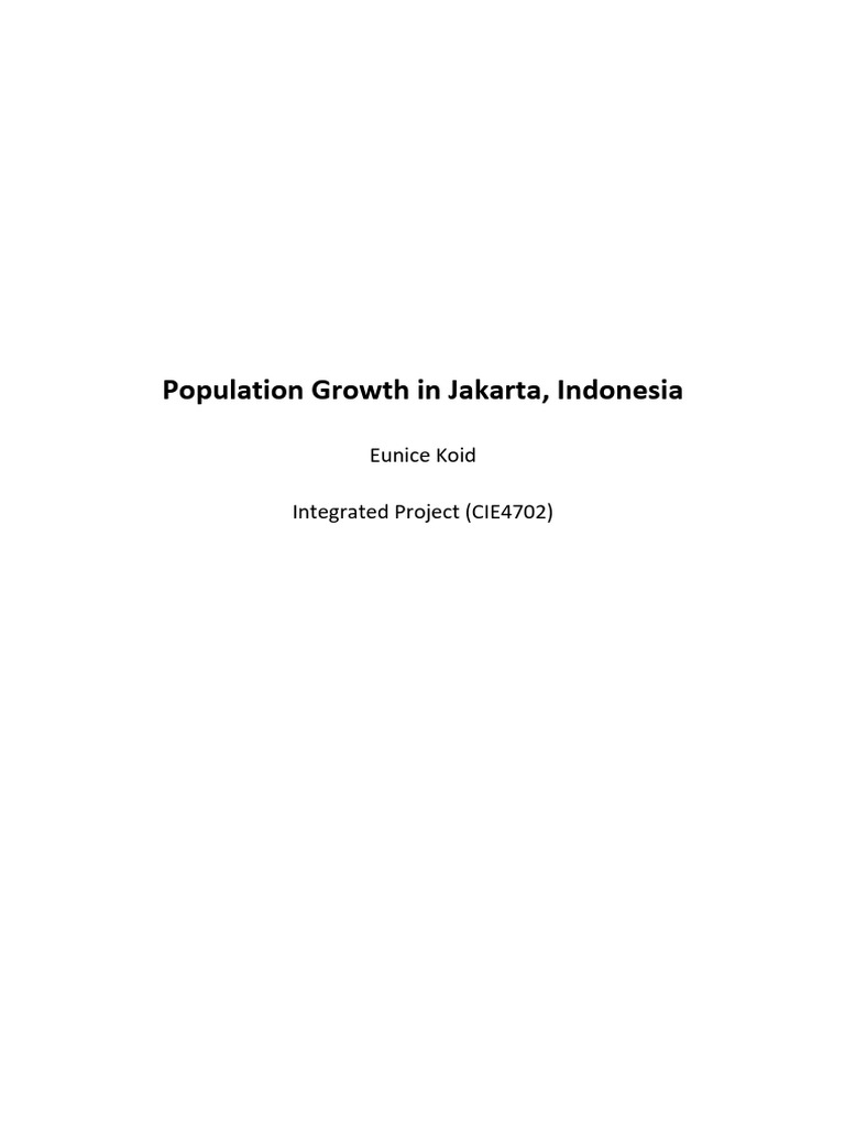 Eunice Koid Trend Report With Summary | PDF | Family Planning | Poverty