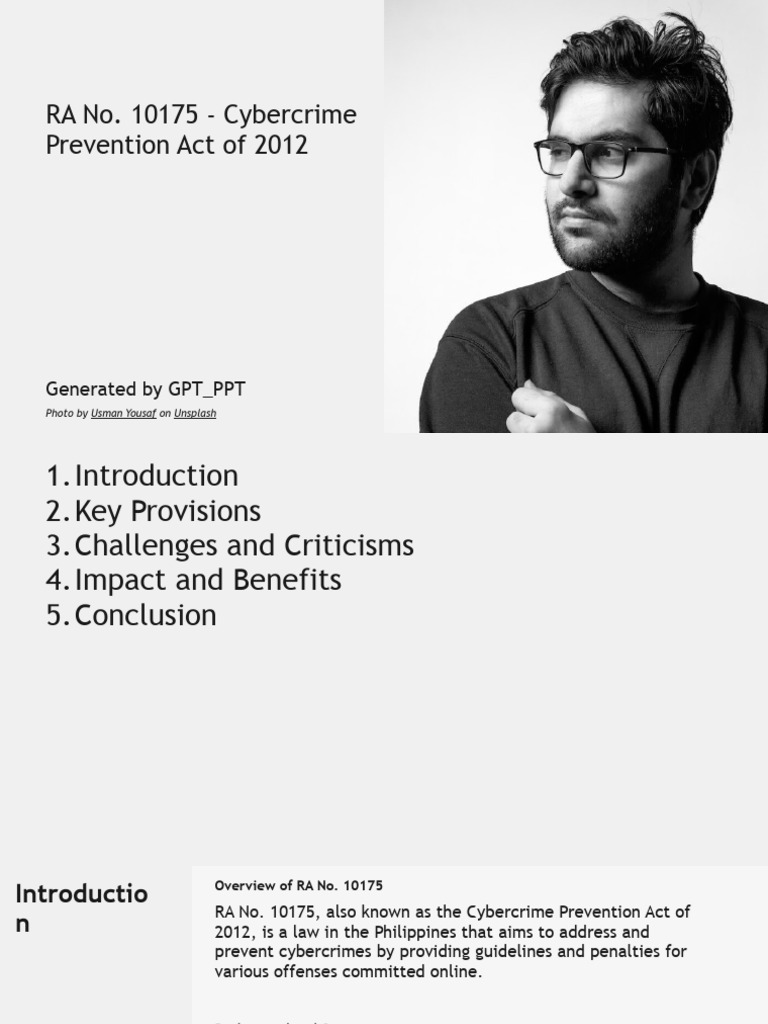 RA NO. 10175 Cybercrime Prevention Act of 2012 | PDF | Cybercrime ...