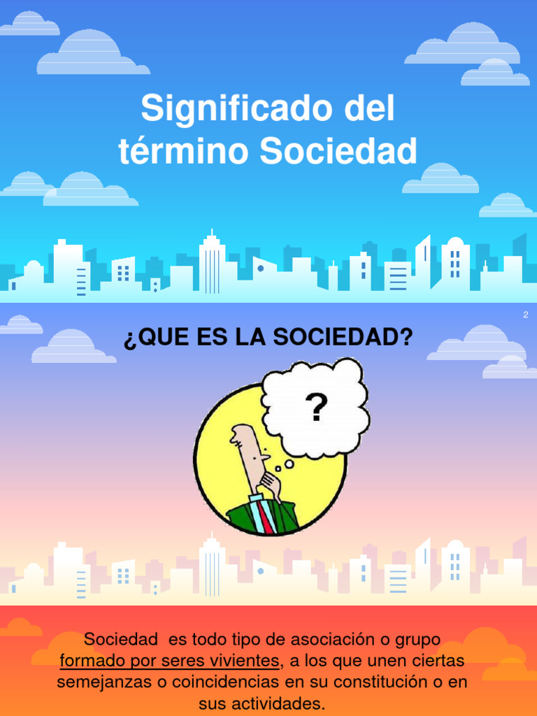 Concepto de Sociedad | Descargar gratis PDF | Sociedad | Libertad