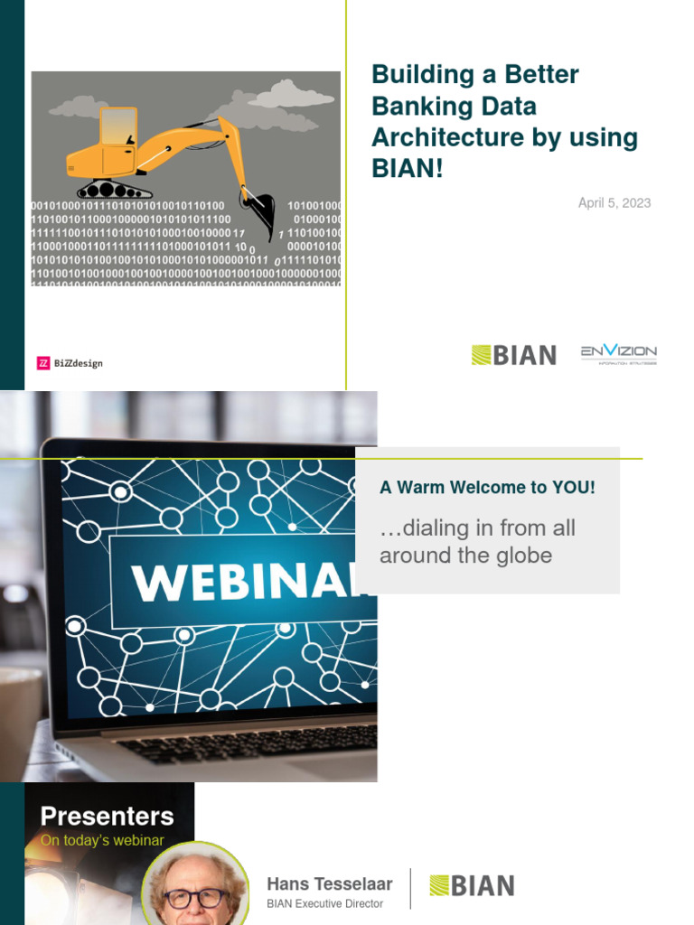 BIAN-WEBINAR-April-5-2023 | PDF | Conceptual Model | Data Model