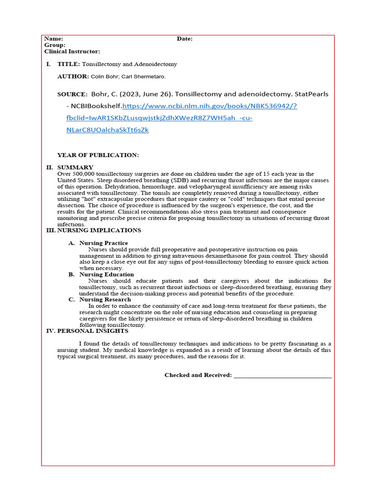 Ent 1 | PDF | Nursing | Surgery