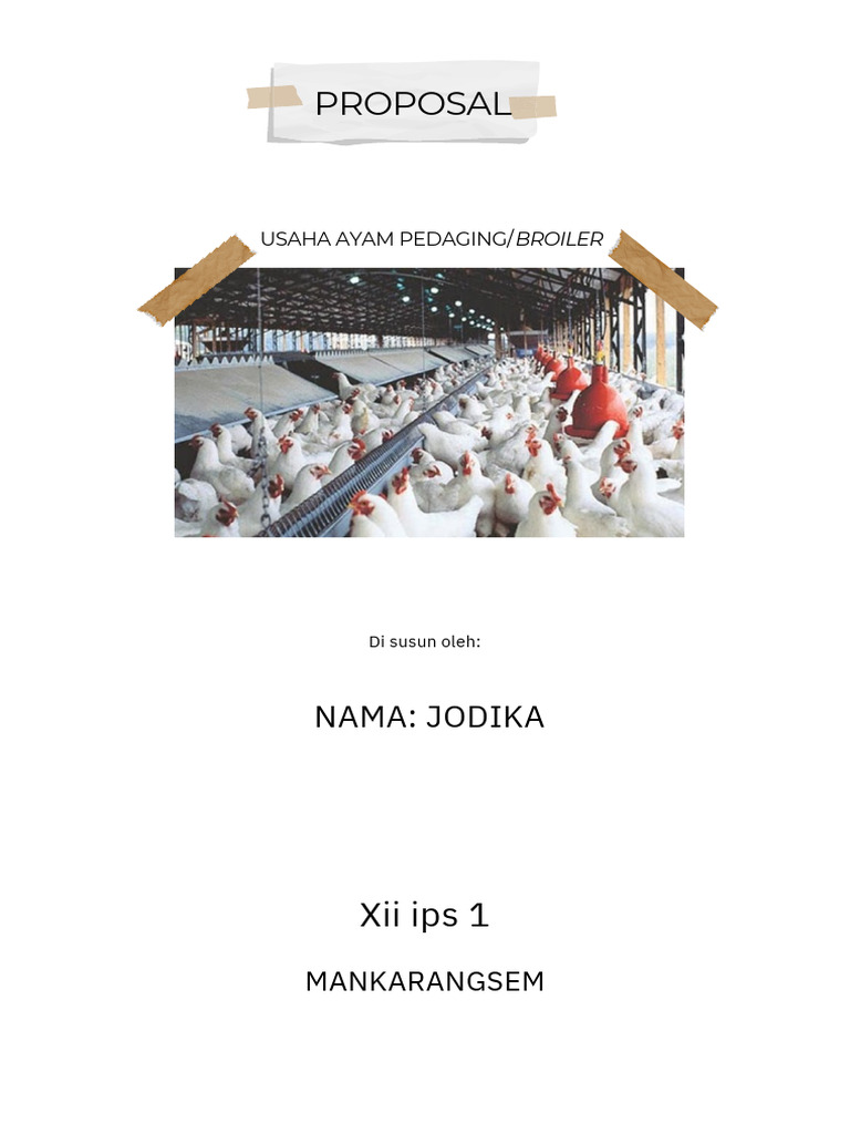 Proposal Ayam Potong - PDF - 20231102 - 090858 - 0000 | PDF