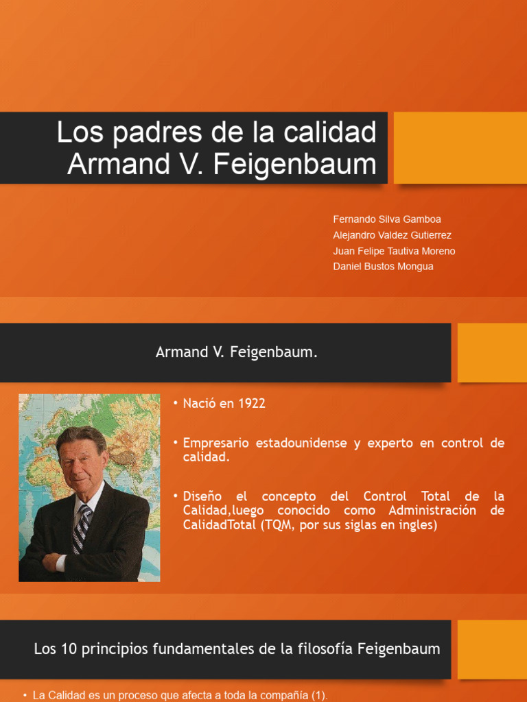 Los Padres de La Calidad - Armand V. Feigenbaum | PDF | Calidad (comercial) | Business