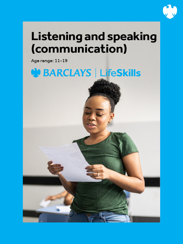 Listening And Speaking Lesson Plan | PDF | Communication | Autism Spectrum