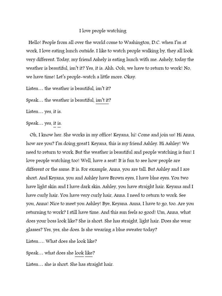 I Love People - Watching! (144p) | PDF | Art | Poetry