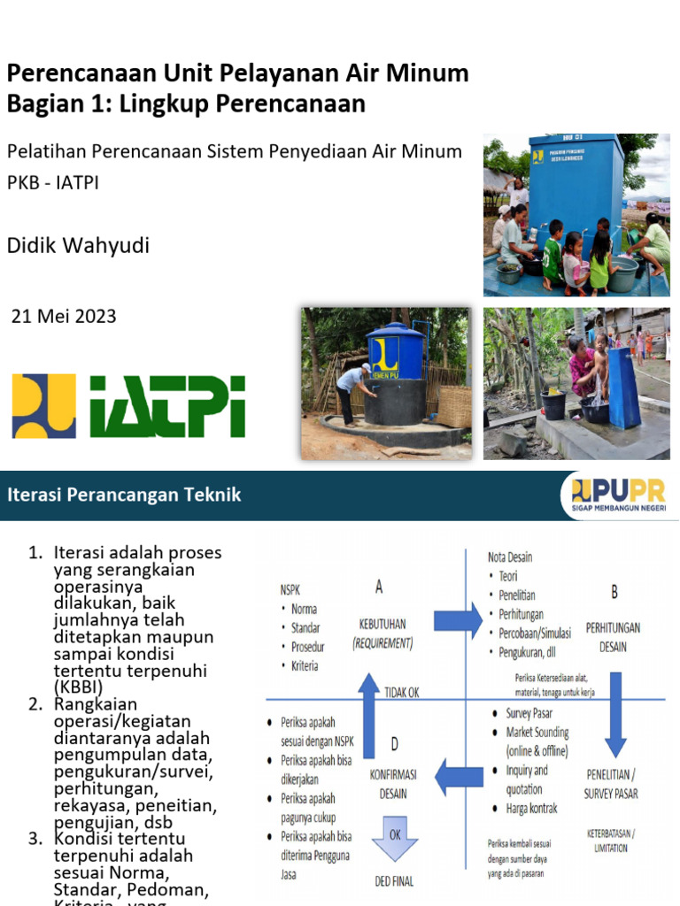 2023-05-21 DED Unit Pelayanan - Didik Wahyudi - IATPI | PDF