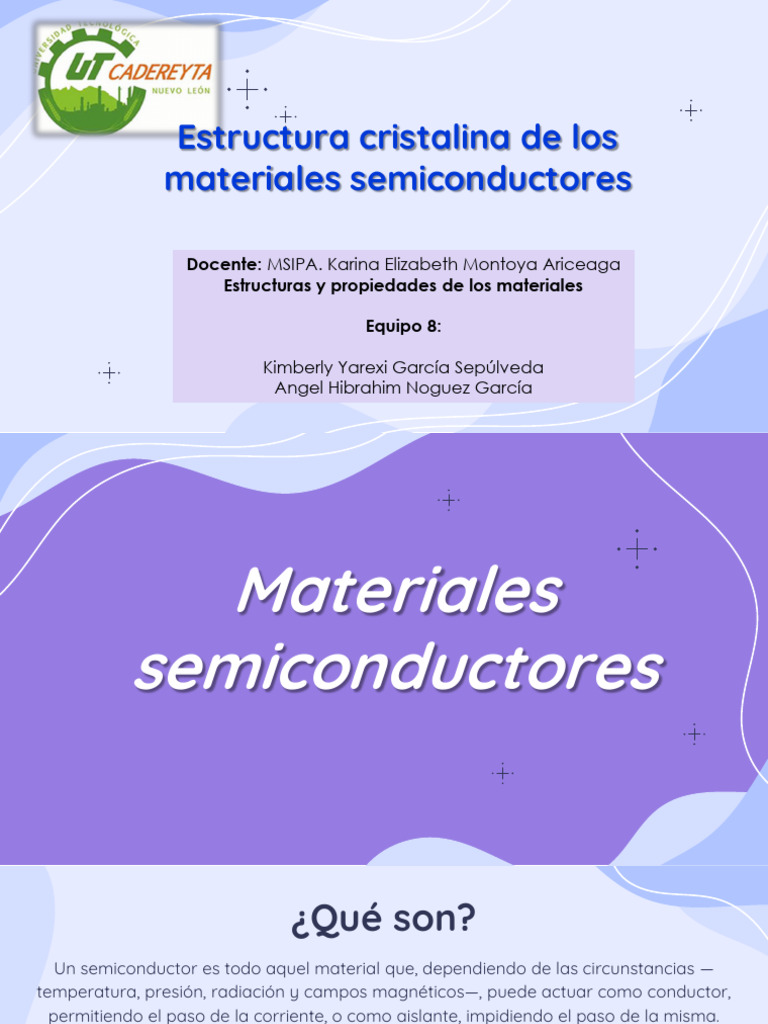 Semiconductores | PDF | Semiconductores | Dopaje (semiconductor)