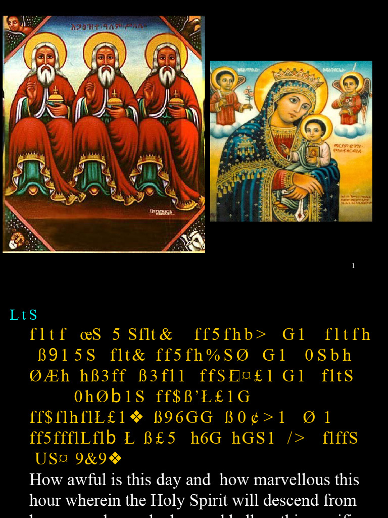 Kidasse Hawariyat DGM | PDF | Mary, Mother Of Jesus | Lord's Prayer