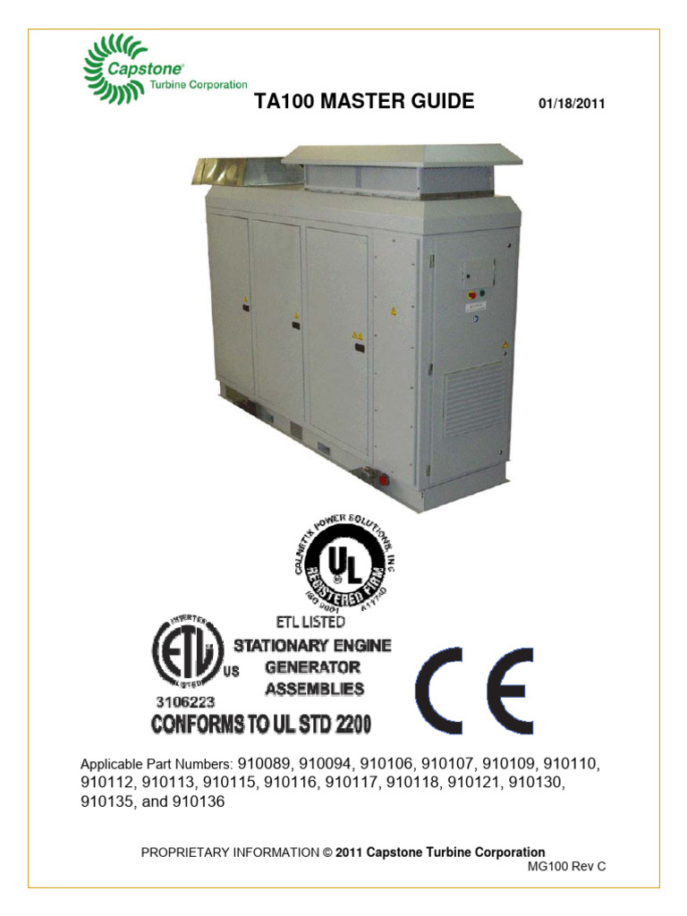 TA100 MG100 Master Guide Rev C+ | PDF | Power Inverter | Power Electronics