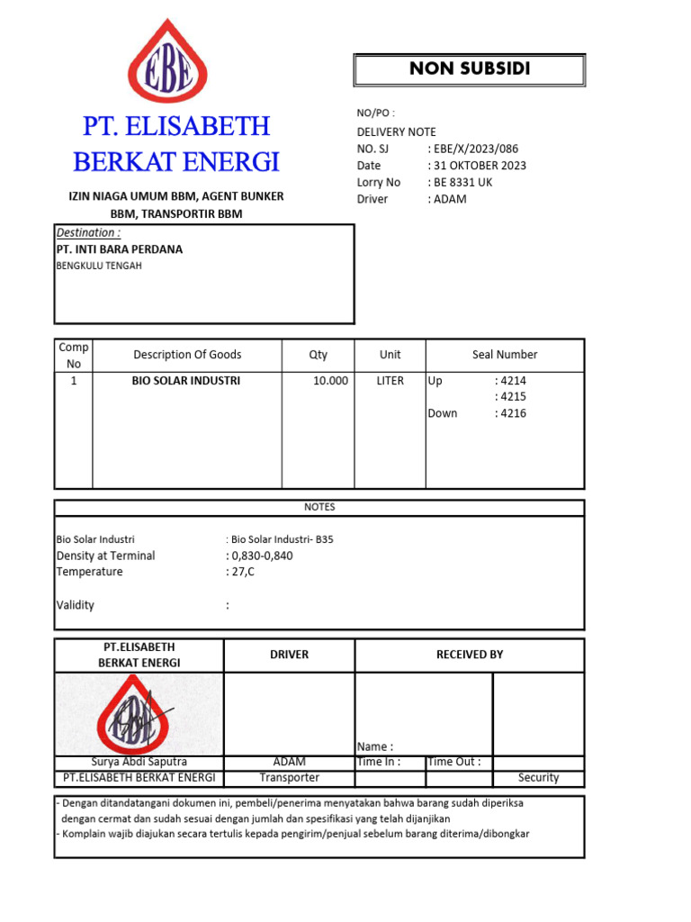 SJ Adam Pt. Ibp 086 (Ebe) | PDF