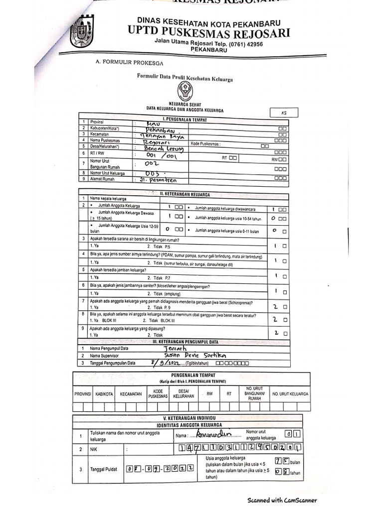 2.5.1. Ep. 2. Bukti Kunjungan Rumah | PDF