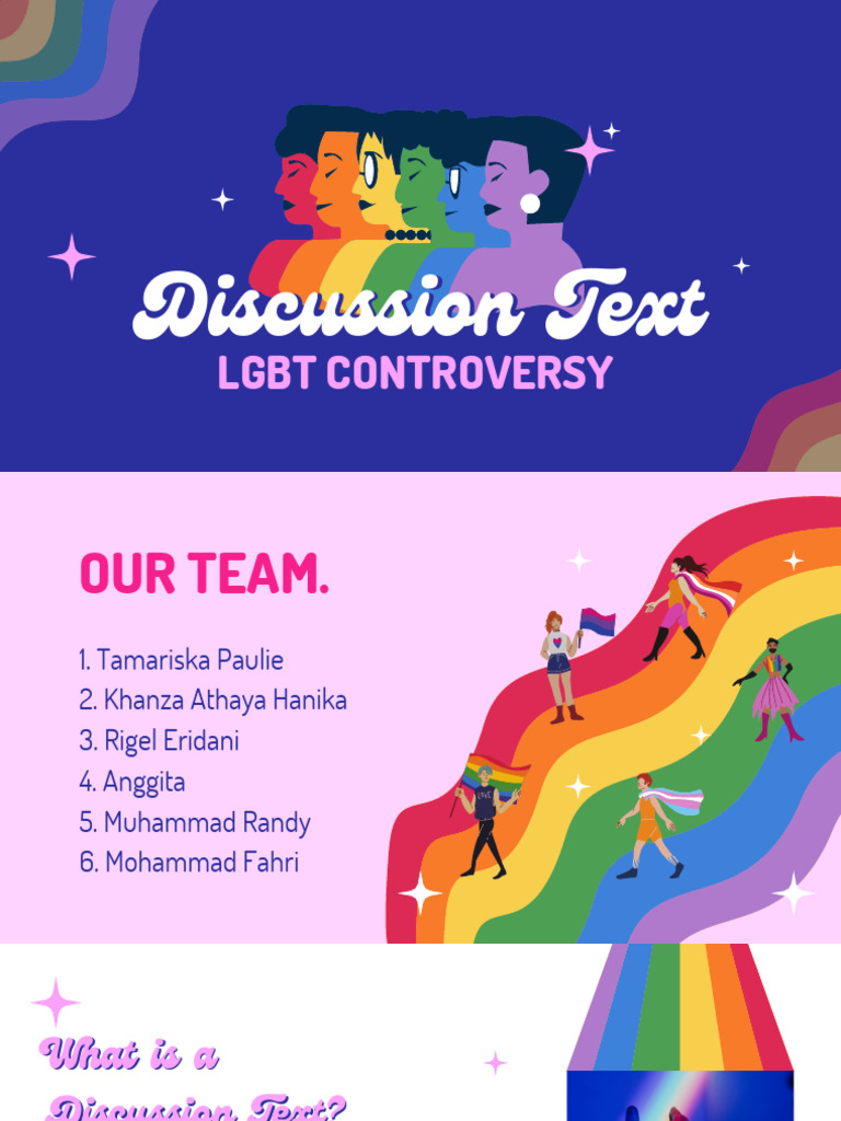 Discussion Text About The LGBTQ Controversy | PDF | Lgbt | LGBTQIA+ Studies