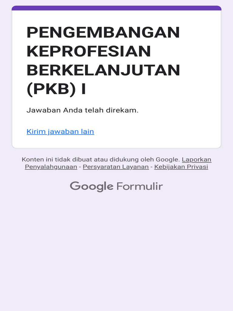 Pengembangan Keprofesian Berkelanjutan (PKB) I | PDF