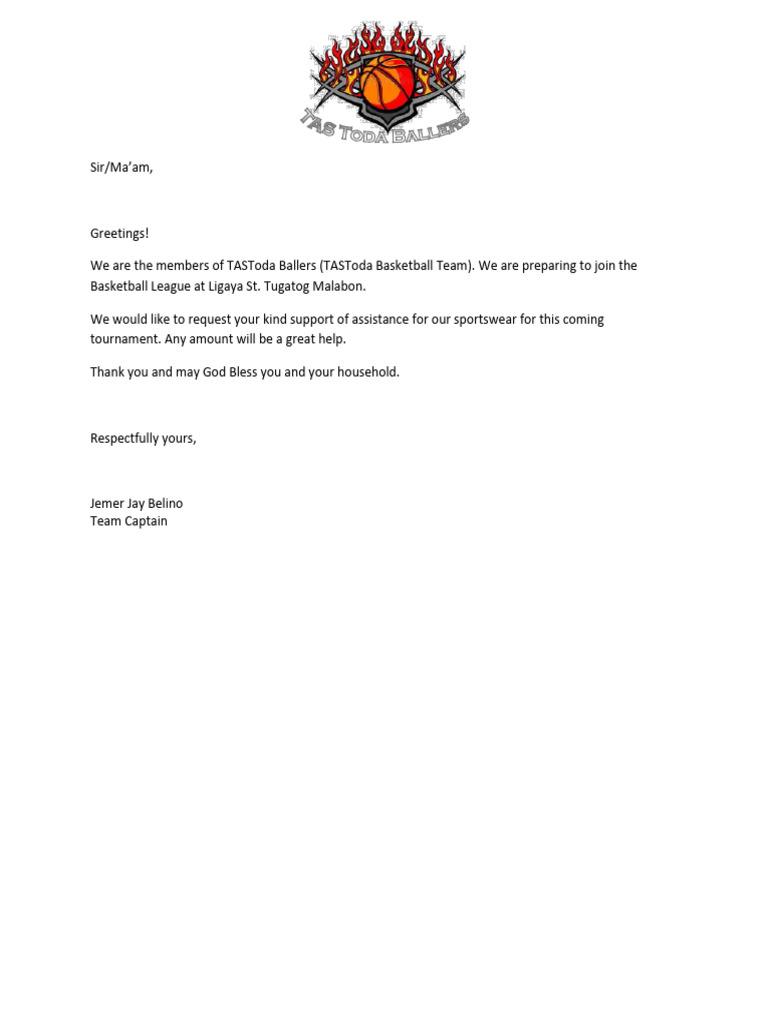 Solicitation Letter | PDF | Cooking, Food & Wine