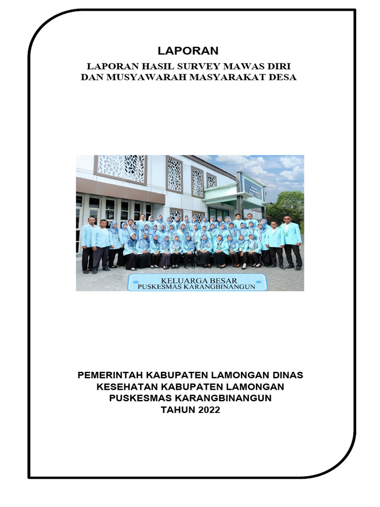 Laporan Hasil Kegiatan SMD Dan MMD 2022 Karbin | PDF | Ilmu Sosial