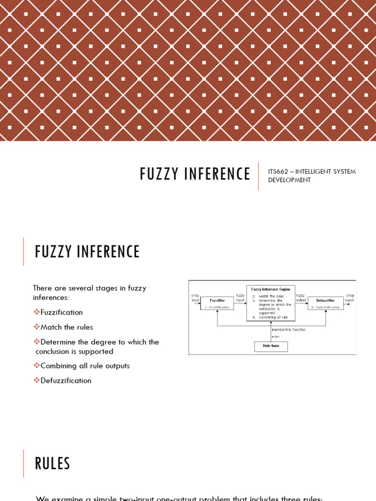 ITS662 Chapter 5 - Fuzzy Expert System | PDF | Fuzzy Logic | Applied ...