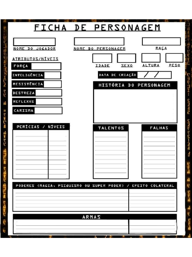 Ficha Editavel 2 | PDF