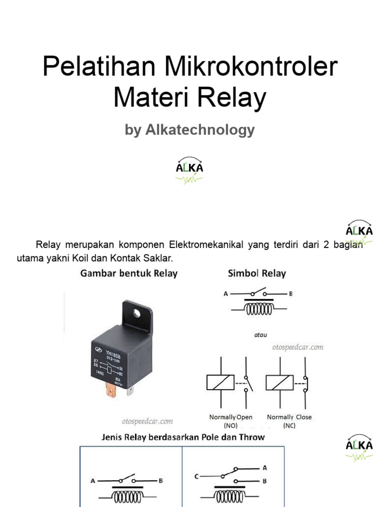 Materi Pelatihan Mikrokontroler Materi Relay Pdf