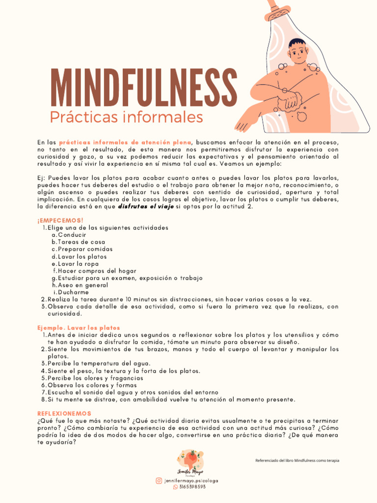 Mindfulness Practicas Informales | PDF | Curiosidad | Sicología