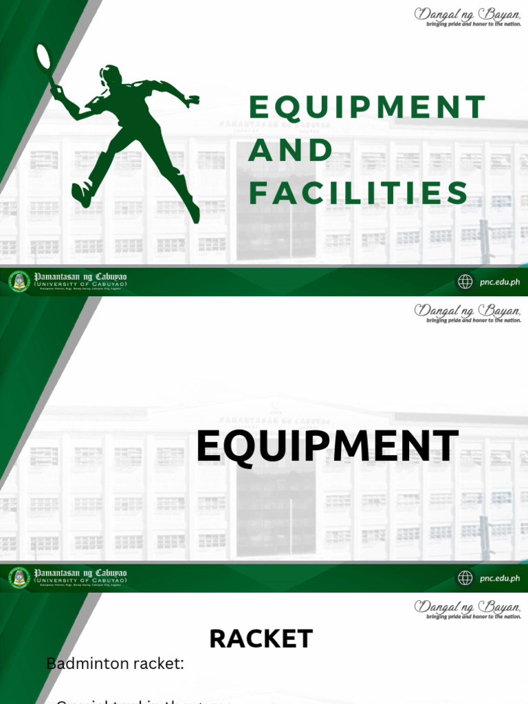 Badminton Equipment and Court Dimensions | PDF