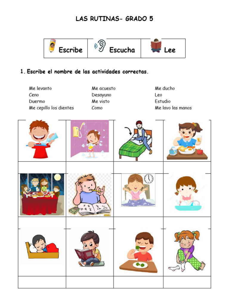 Las Rutinas g5 | PDF