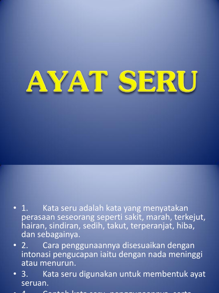 Ayat Seru | PDF