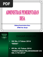 Buku Administrasi Desa Terbaru | PDF
