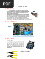 Alat Alat Fiber Optic Beserta Fungsinya | PDF